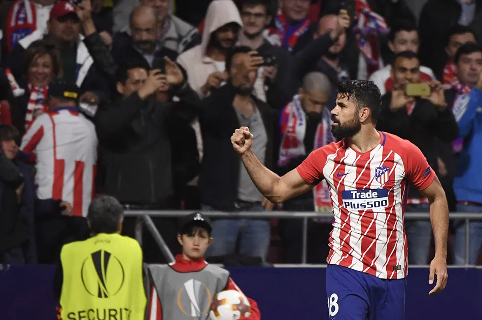 Diego Costa marca, Atlético de Madrid vence Arsenal e vai à final da ...