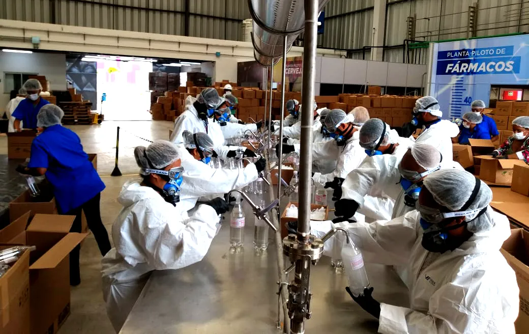 Unidades de Saúde da Bahia recebem álcool 70% envasado no Cimatec Park