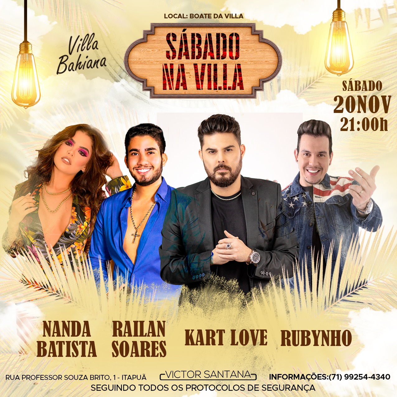 Vila Baiana reúne Raillan Soares, Kart Love, Rubynho e Nanda Batista