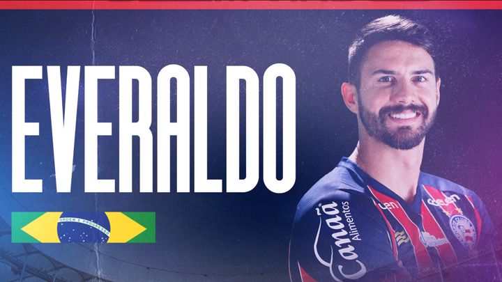 Everaldo é anunciado como novo atacante do Bahia