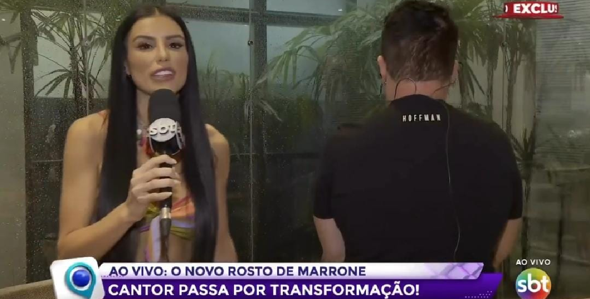 Marrone exibe novo visual após procedimento estético: "levei um susto"