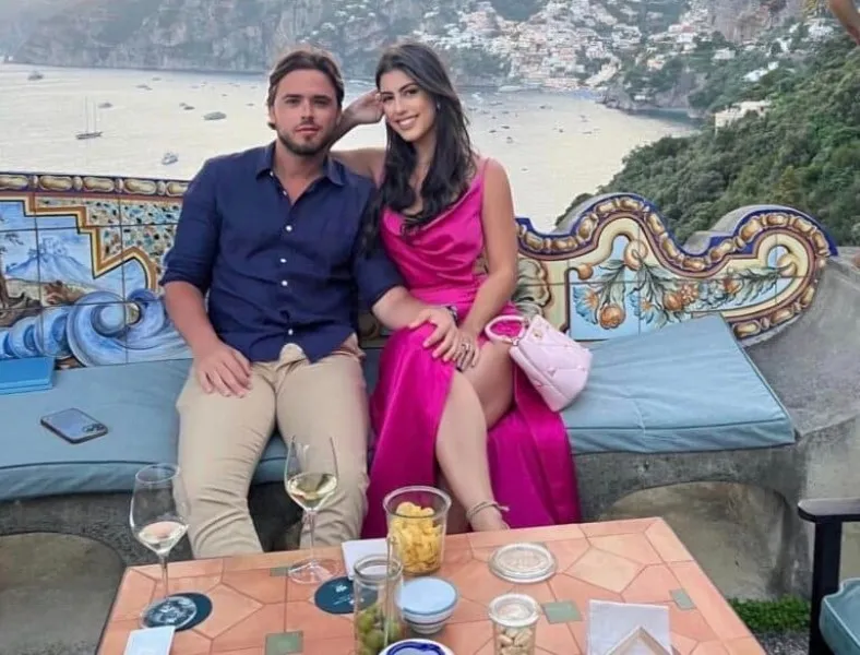 Alexandre Schnitman e Natalya Senna aproveitam férias na Itália