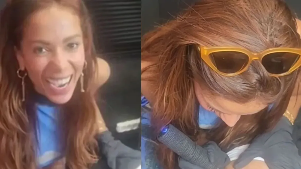 Anitta faz tatuagem em parte íntima de namorado; confira o resultado