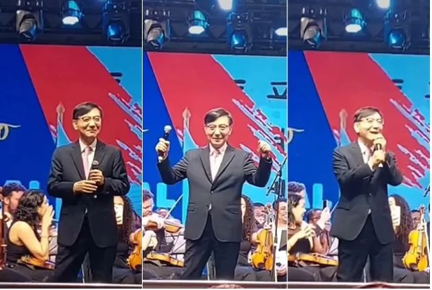 Embaixador da Coreia do Sul canta Raça Negra em festival e viraliza