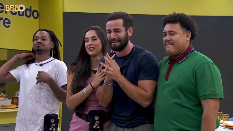 Primeiro anjo do BBB 24, Matteus chora com recado da família; vídeo