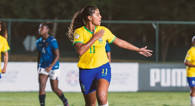 Brasil goleia Equador no quadrangular do Sul-Americano feminino Sub-17