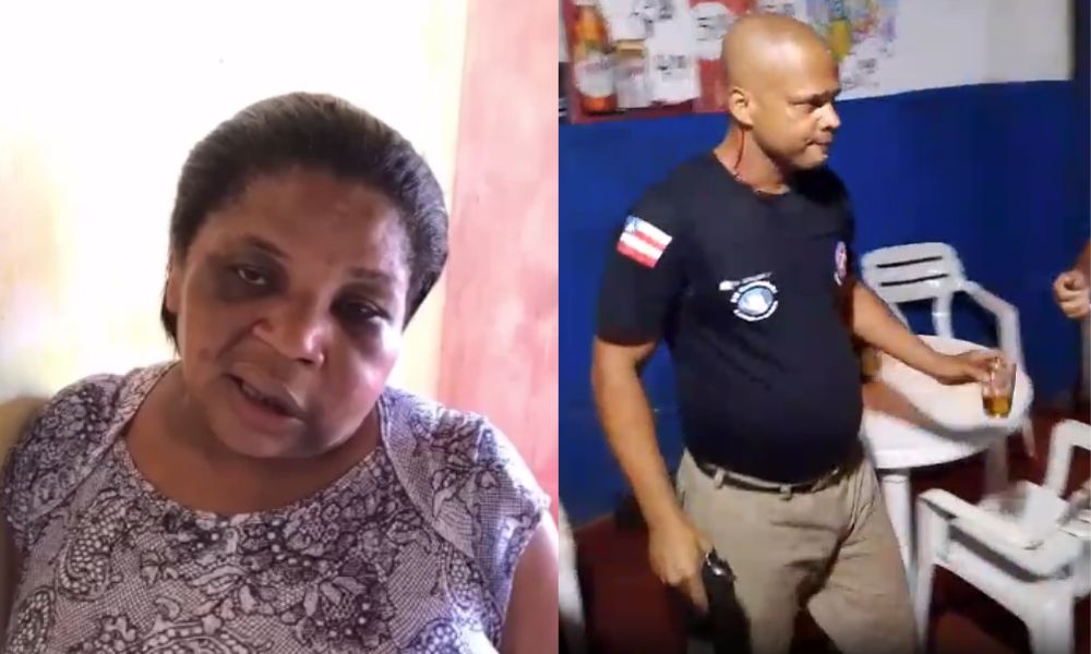 Sargento que agrediu mulher em bar está proibido de usar arma e farda