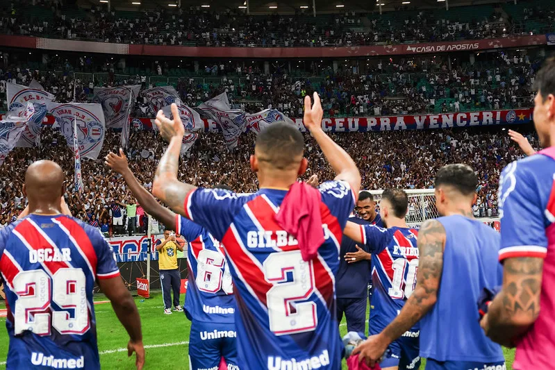 Aproveitamento atual aponta o Bahia como campeão brasileiro; veja números