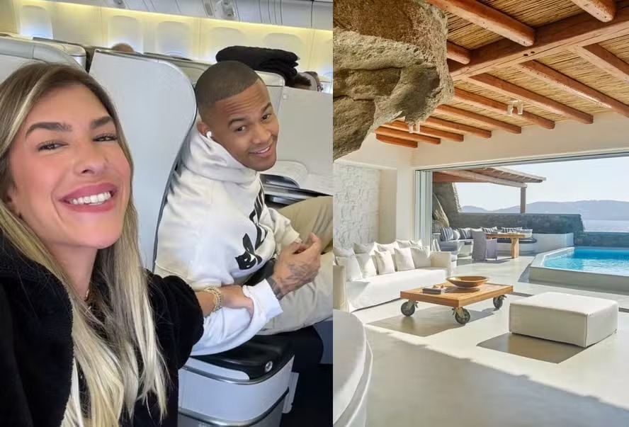 Com diárias até R$ 24 mil, Lore e Léo se hospedam em hotel na Grécia