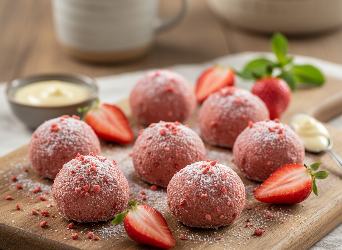 Prática e deliciosa: aprenda fazer brigadeiro de morango sem fogão