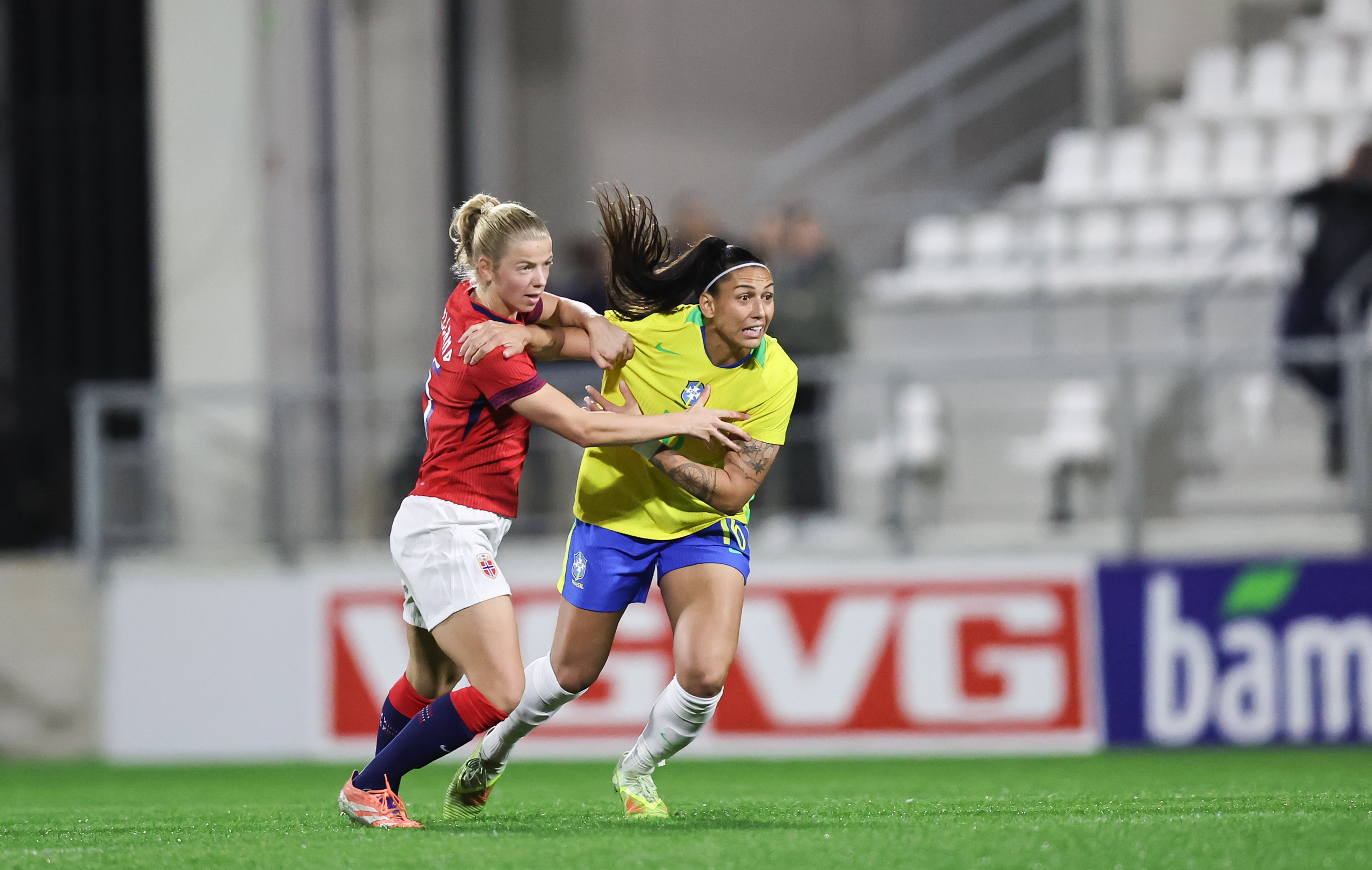 Seleção Brasileira sucumbe para Noruega e interrompe tabu de 29 anos