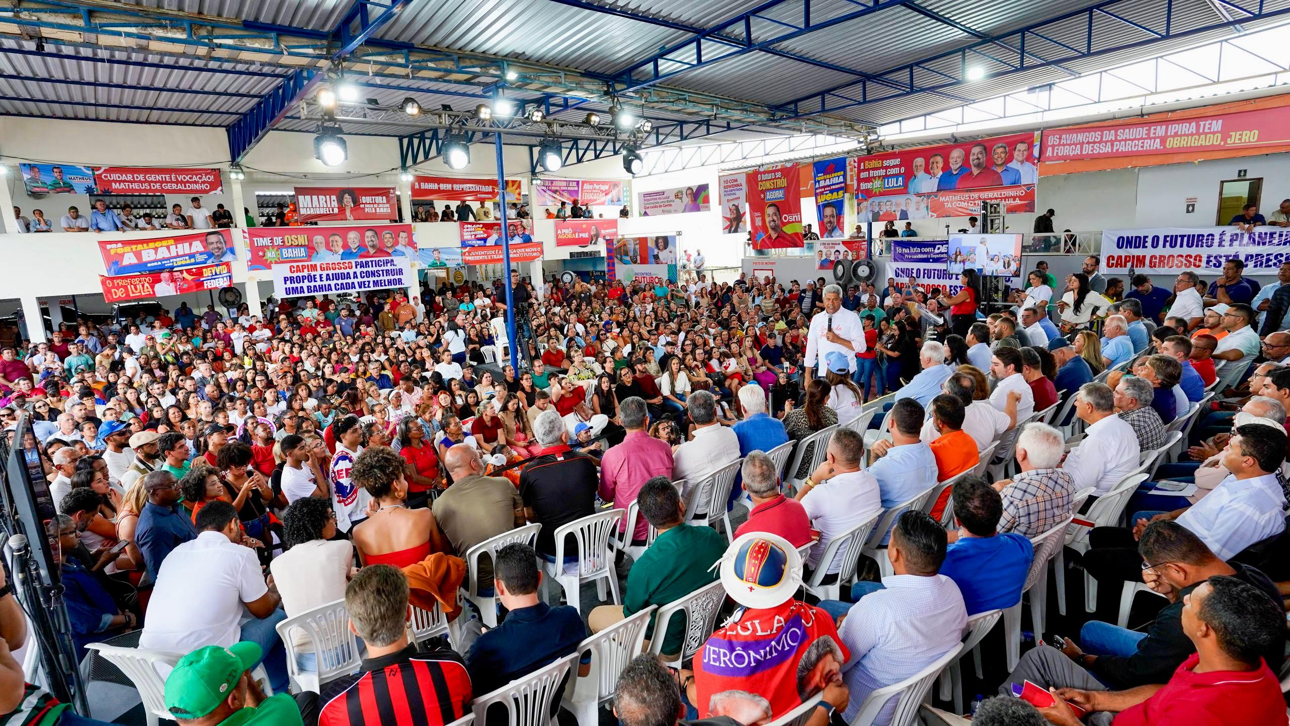 Jerônimo diz que saúde, educação integral e juventude são prioridades